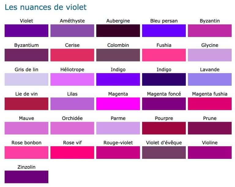 Le violet, ce mal-aimé… – Verveine & Lin